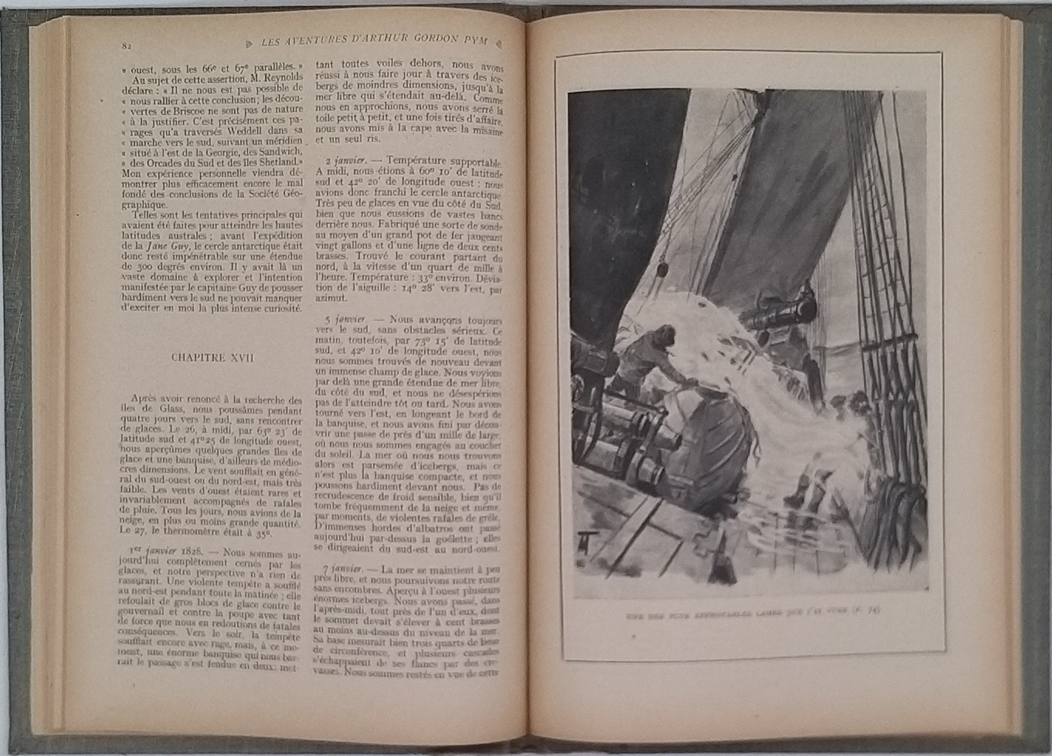 POE Edgar Alan [Illustrations TOUSSAINT Maurice] "Les aventures d'Arth ...